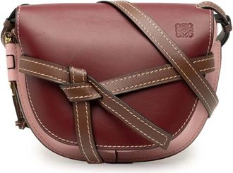 Loewe petit sac à bandoulière Gate en cuir (2010-2025) - Rouge