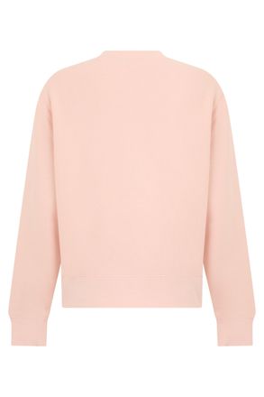Burberry Womens Cotton Sweatshirt Compact Pink Sweatshirts Sweater