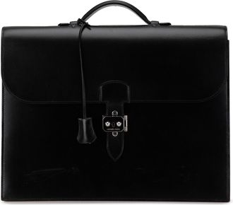 Herm&egrave;s Black Box Calf Sac A Depeches 38