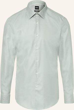HUGO BOSS Hemd Hank Slim Fit gruen