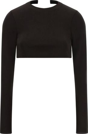 Tom Ford Femme, Tops, Noir, Taille: 40 FR Impossible Crop Top