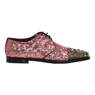Dolce & Gabbana Derby Schn&uuml;rschuhe - - Shoes - Herren - Rosa - 43 EU