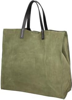 Gave Lux Sac &agrave; bandouli&egrave;re en cuir v&eacute;ritable pour femme Made in Italy 34,5 x 32 x 17 cm GLX228105723FBG, vert fonc&eacute;, Taille unique
