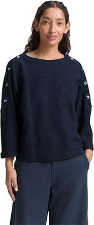 Tom Tailor 1045962 T-Shirt, 10668-sky Captain Blue, L Femmes