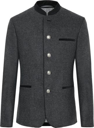 Lodenfrey Janker aus Wollmix mit Wappenknöpfen und Samtkragen in