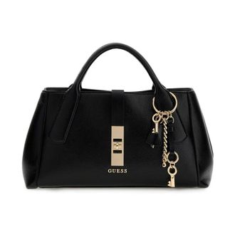 Guess Brooke Charm Handbag - - Bags - Damen - Schwarzk - ONE SIZE