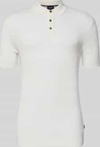 Joop Slim Fit Poloshirt in Strick-Optik Modell Vanceo