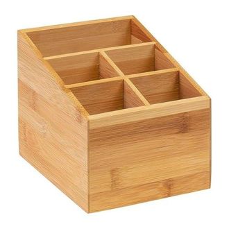 Westmark Organisateur de Cuisine, 5 Compartiments, Dimensions: 13 x 13,5 x 16 cm, Bambou, Tapas + Friends, Brun, 69842270