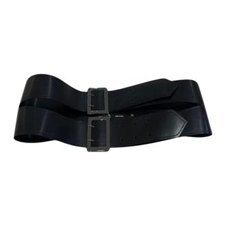 Erika Cavallini Semi Couture unisex, Accessoires, Noir, Taille: L E5Ww08 Structured Belt