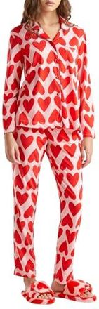 Benetton Partie supérieure du Pyjama Femme, Multicolore, Medium