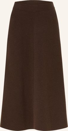 Allude Allude Strickrock Mit Cashmere braun