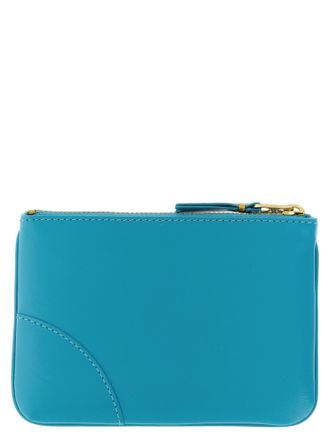 Comme Des Gar&ccedil;ons Calf Leather Card Case - Blue