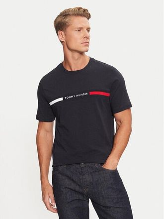 Tommy Hilfiger T-Shirt MW0MW36498 Dunkelblau Regular Fit