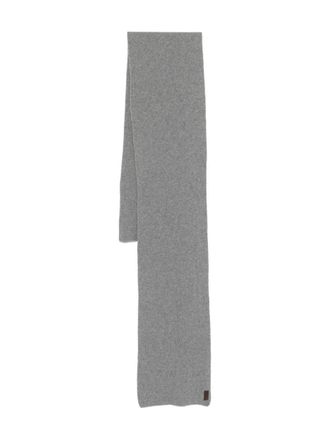 Paul & Shark écharpe côtelée en laine - Gris