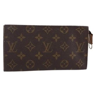 Louis Vuitton Pochette en toile Pre-owned - Femme - Pre-owned - Brun - Taille: ONE Size