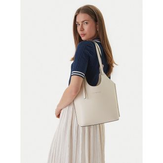 Tommy Hilfiger Handtasche Tommy Hilfiger Th Modern Mini Tote AW0AW18617 Beige