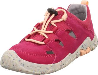 Superfit Mädchen Trace Sneaker, Rot Orange 5000, 27 EU Weit