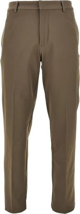 Emporio Armani pantalon à coupe droite - Marron