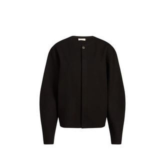 Amomento Cardigan uni &agrave; col rond