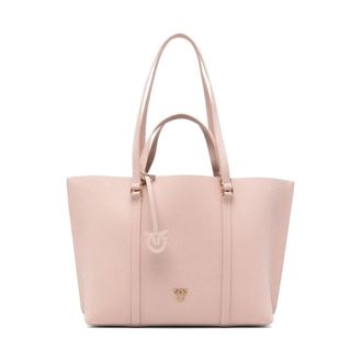 Pinko Pinko, Femme, Sacs, Rose, Taille: ONE Size Lovebirds Tote Bag