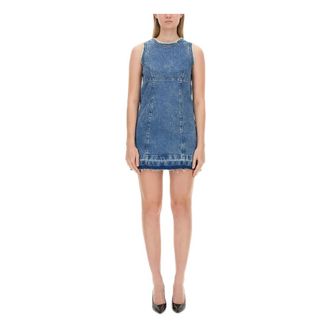 Moschino Kurzes Jeanskleid - - Dresses - Damen - Blau - S