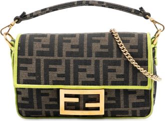 Fendi Hobo Bags - Mini Zucca Canvas 1974 Roma Amor Baguette Crossbod - Gr. unisize - in Braun - f&uuml;r Damen