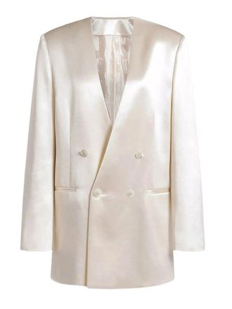 Alberta Ferretti Blazer - Blanc