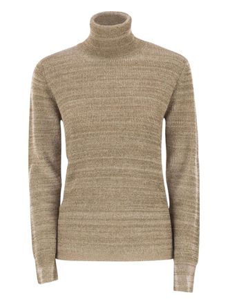 Fabiana Filippi pull &agrave; col roul&eacute; - Tons neutres