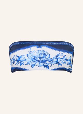 Farm Rio Farm Rio Bandeau-Bikini-Top Porcelain Garden blau