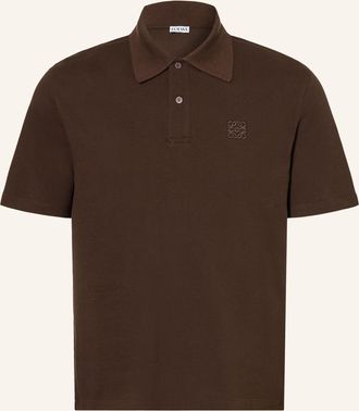 Loewe Piqu&eacute;-Poloshirt braun