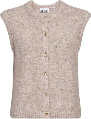 Object Gilet col rond sans manches uni