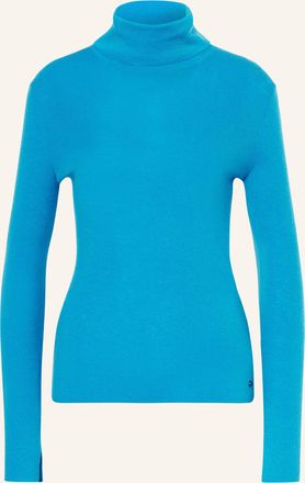 Marc Cain Rollkragenpullover blau