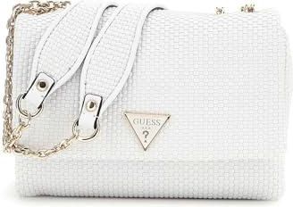 Guess Phaedra Convertible Xbody Flap Bag White