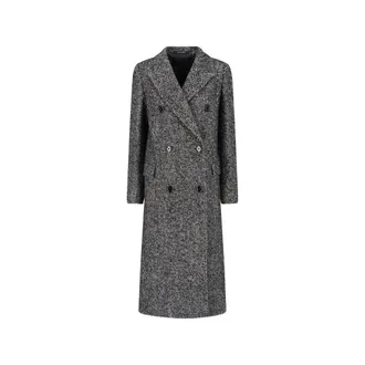 Tagliatore Herringbone-pattern Double-breasted Coat