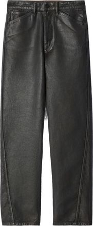Christophe Lemaire Twisted Five-pocket Pants In Coated Denim