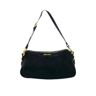 Prada Sac bandouli&egrave;re Pre-owned Tessuto Saffiano - Femme - Pre-owned - Noir - Taille: ONE Size
