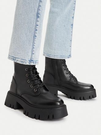 Guess Schn&uuml;rstiefeletten Guess Jeans CEO-HY25836-1 Schwarz