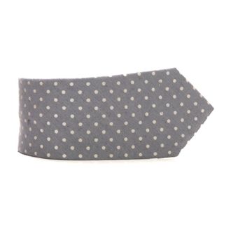 Canali Seidenkrawatte mit Polka-Dots - - Accessories - Herren - Grau - ONE SIZE