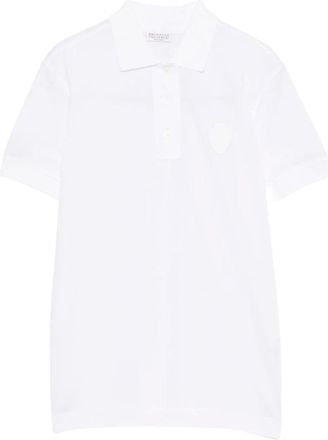 Brunello Cucinelli Femme, Tops, Blanc, Taille: 36 FR Polo en coton