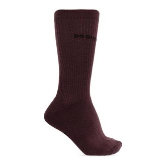 Dsquared2 Homme, Sous-vêtements, Rouge, Taille: S Chaussettes avec logo