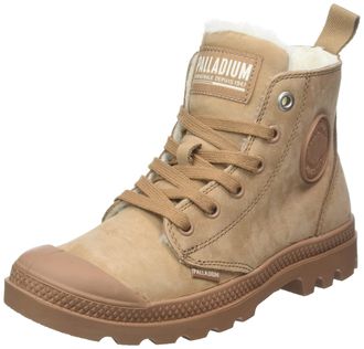 Palladium Damen Schnürboots Pampa Hi Zip Wool Beige 41,5