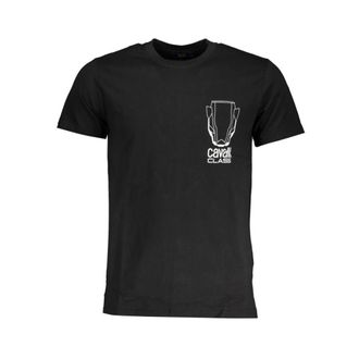 Cavalli Homme, Tops, Noir, Taille: XL T-shirt à Manches Courtes et Col Rond