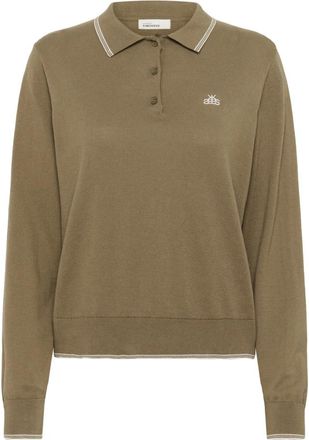 Karen by Simonsen Femme, Pulls, Vert, Taille: 44 FR Polo Tricot Sportif Caribou