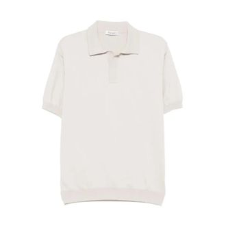 KANGRA Polo ohne Kn&ouml;pfe- gerastert und abfallend - - Tops - Herren - Grau - M