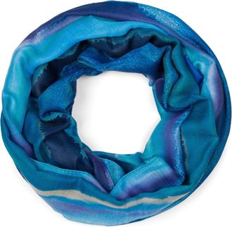 styleBREAKER Schlauchschal Bunter Loop Aquarell Farbverlauf Streifen