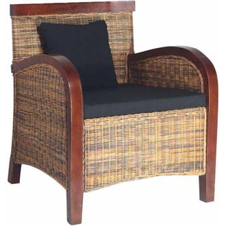 vidaXL Fauteuil Rotin tiss&eacute; &agrave; la main Vidaxl