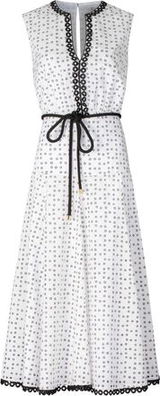 Silvia Tcherassi Bora Midikleid - Wei&szlig;