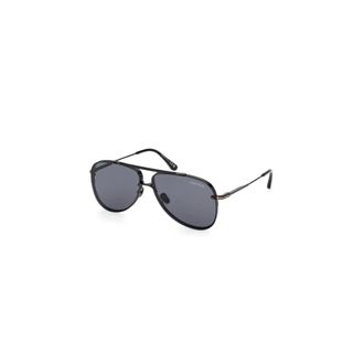 Tom Ford Homme, Accessoires, Noir, Taille: 62 MM Lunettes de soleil Leon