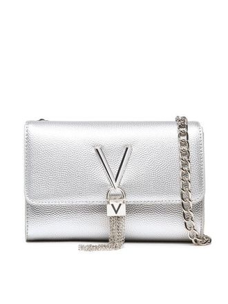 Valentino Handtasche Divina VBS1R403G Silberfarben
