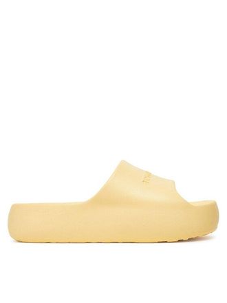 Tommy Jeans Pantoletten Tjw Chunky Pool Slide Ess EN0EN02879 Gelb